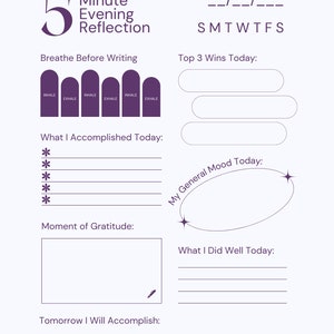 Set Goals. Achieve Goals. Morning Focus & Evening Reflection Journal ...