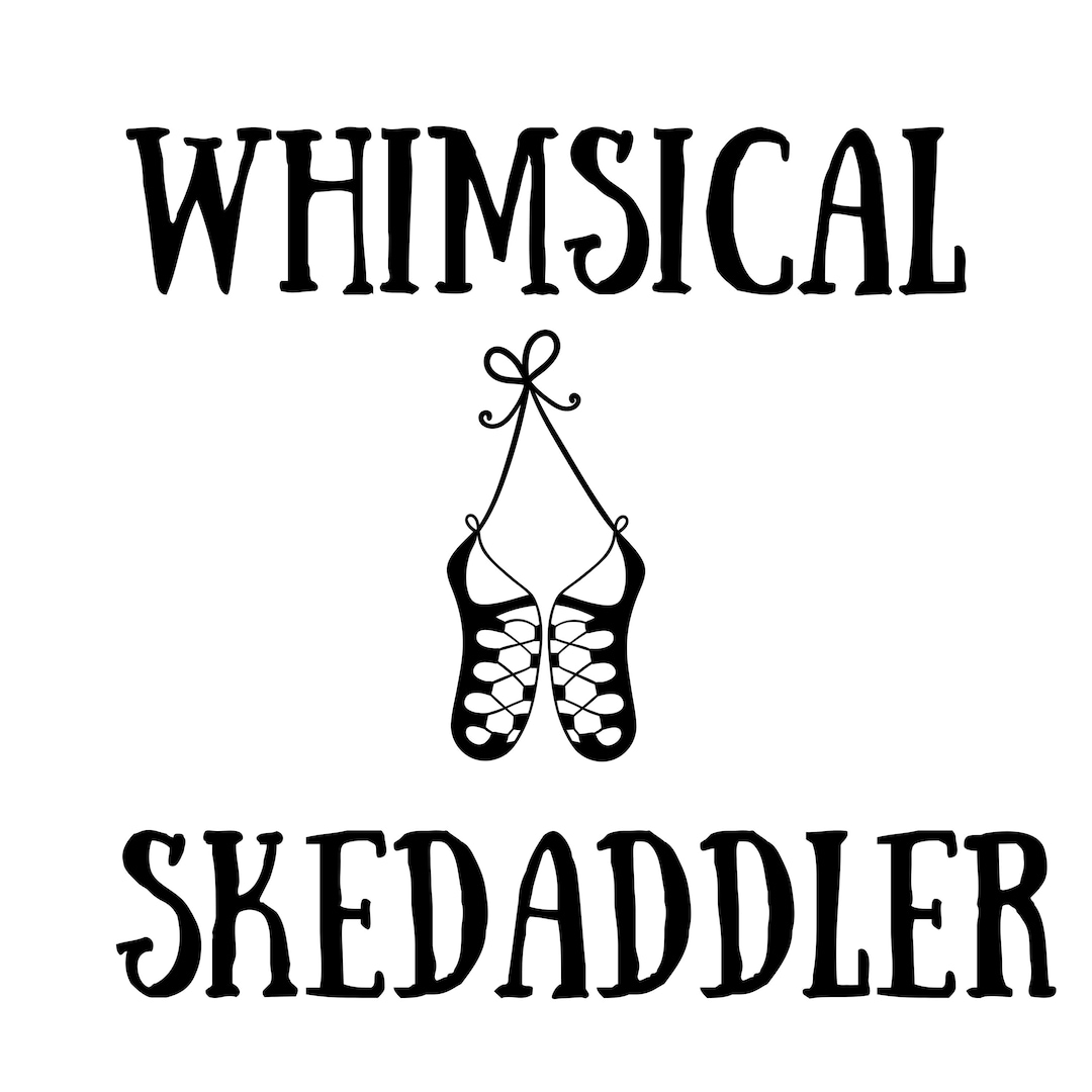 Whimsical Skedaddler With Irish Dance Soft Shoes - Pdf Jpg Sec Png ...