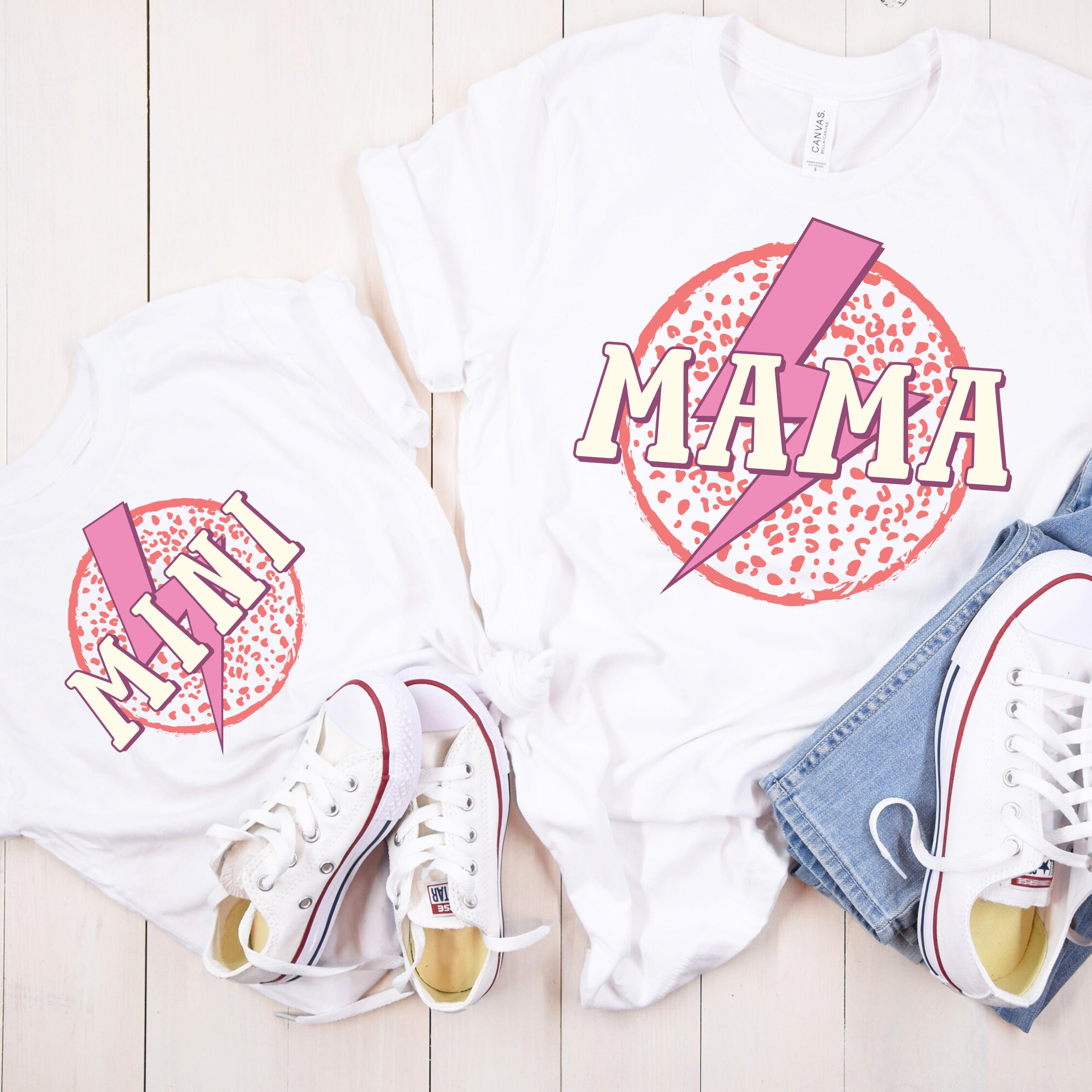 Mama and Mini PNG Bundle, Retro Mama and Mini PNG Sublimation, Mama and ...