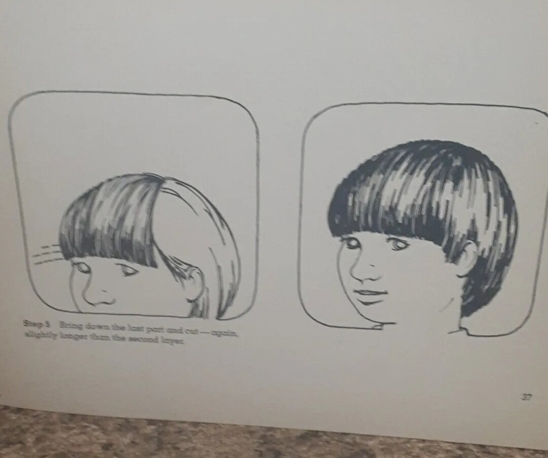 Vintage Children How to Hairstyle Book - Etsy