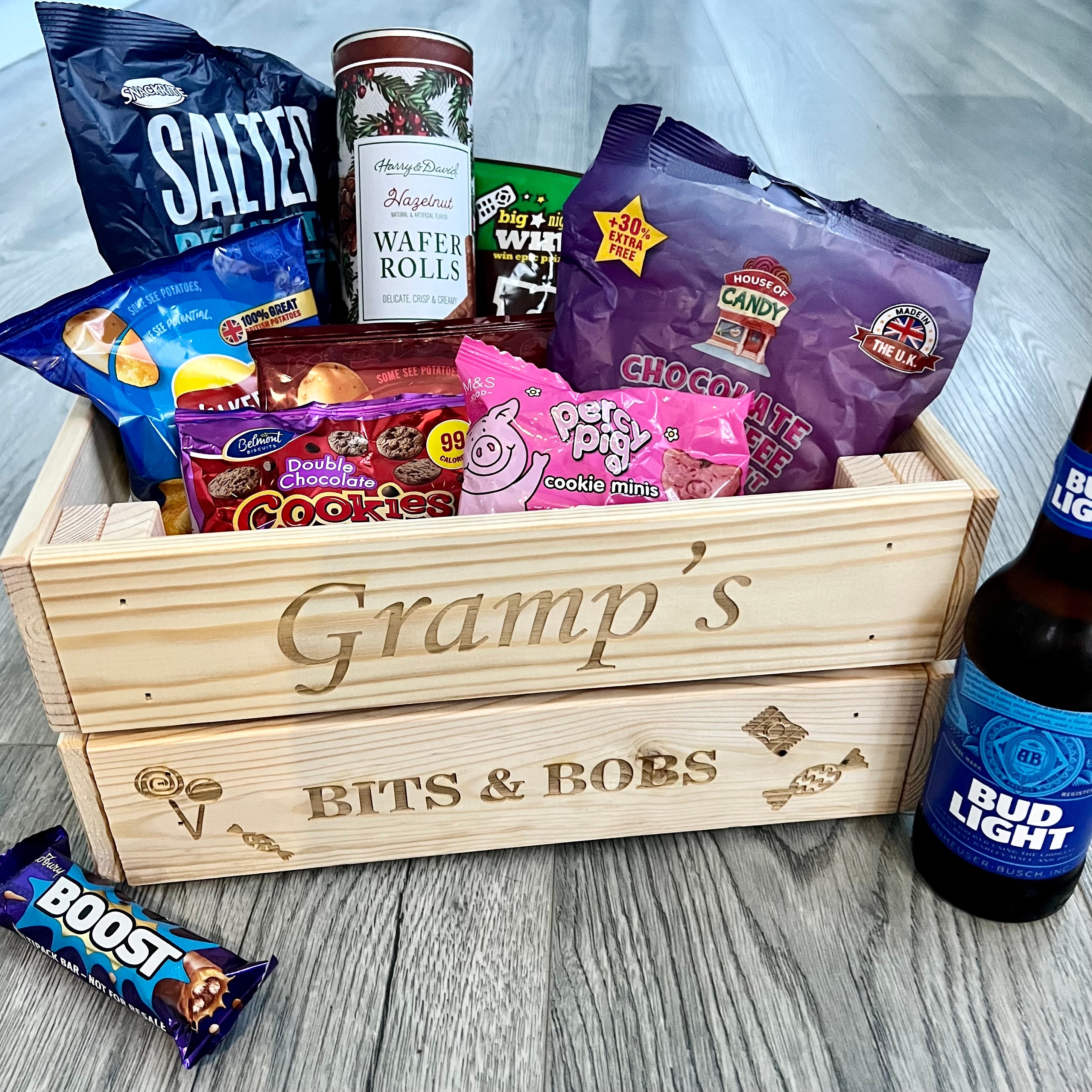 Personalised Sweet Candy Treat Engraved Crate - Etsy UK