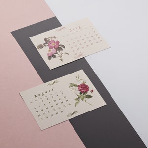 Canva 2023 Calendar, Floral Calendar, 2023 Digital Calendar, Editable ...