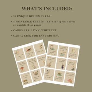 Positive Affirmation Cards, Printable Daily Affirmations, Self Care ...