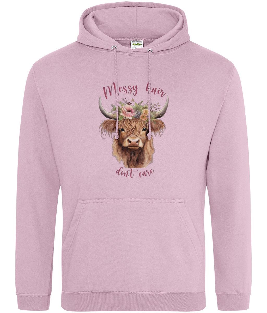 Funny Scottish Highland Cow Hoodie, Cheeky Hairy Coo Hooded Top, Gift ...