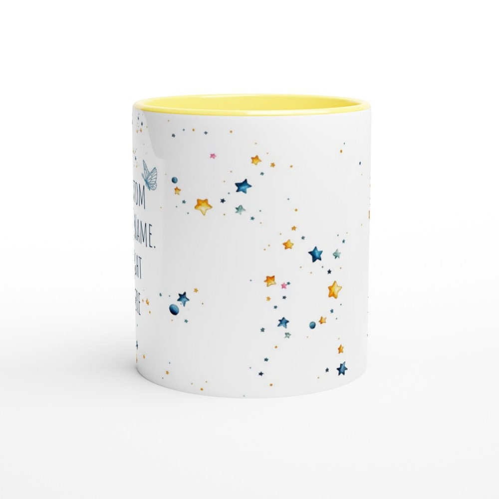 Custom Mug, Personalised Magical Coffee Mug, Inspirational Coloured Cup ...