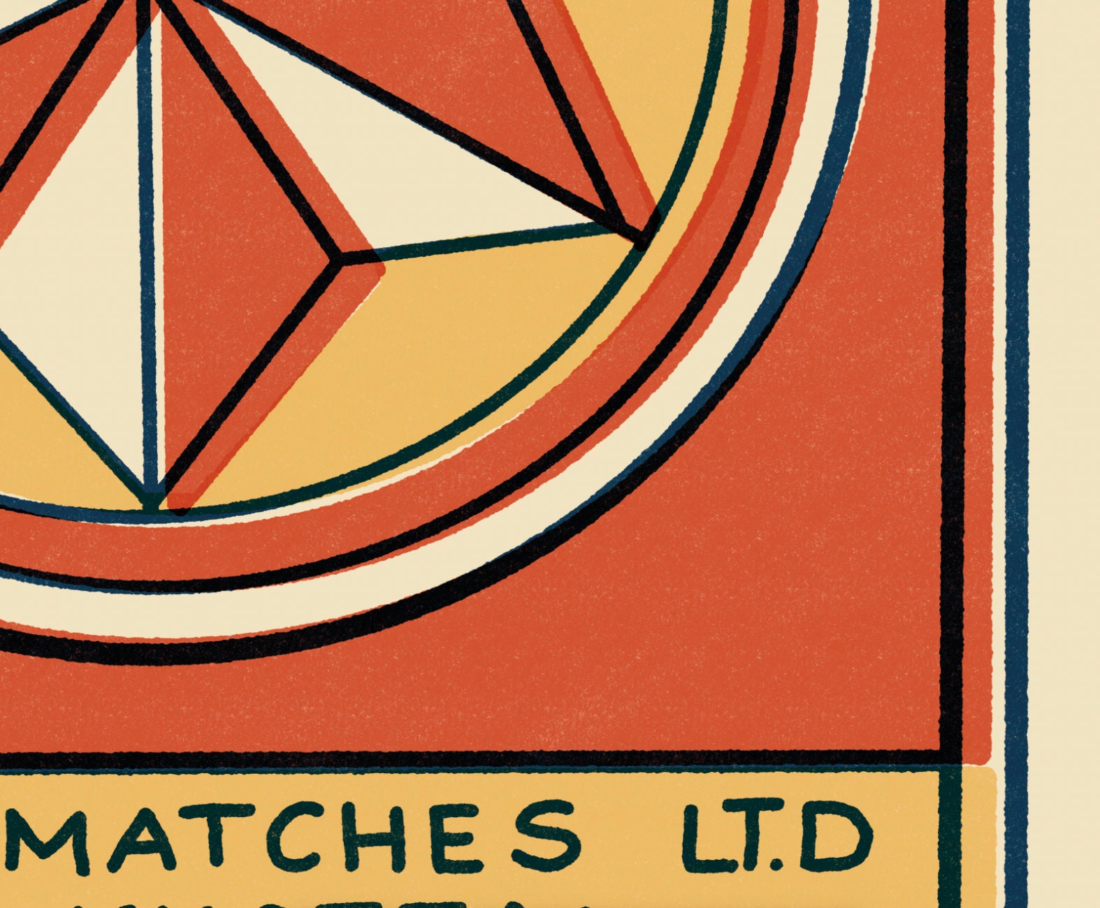 Retro Indian Matchbox Poster Star V2 Vintage Matchbox Poster, Colorful ...