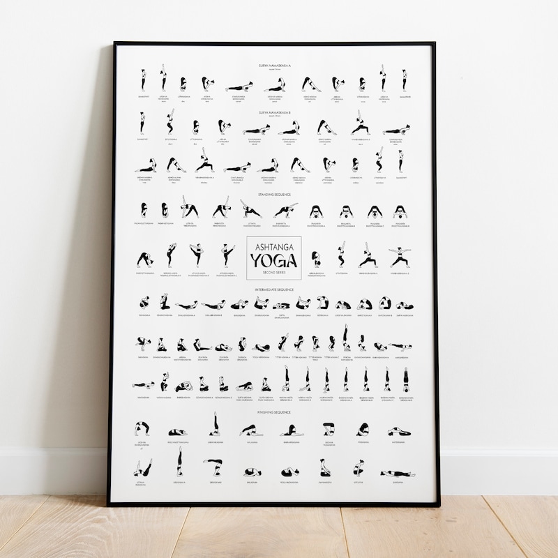 Yoga Print - Etsy