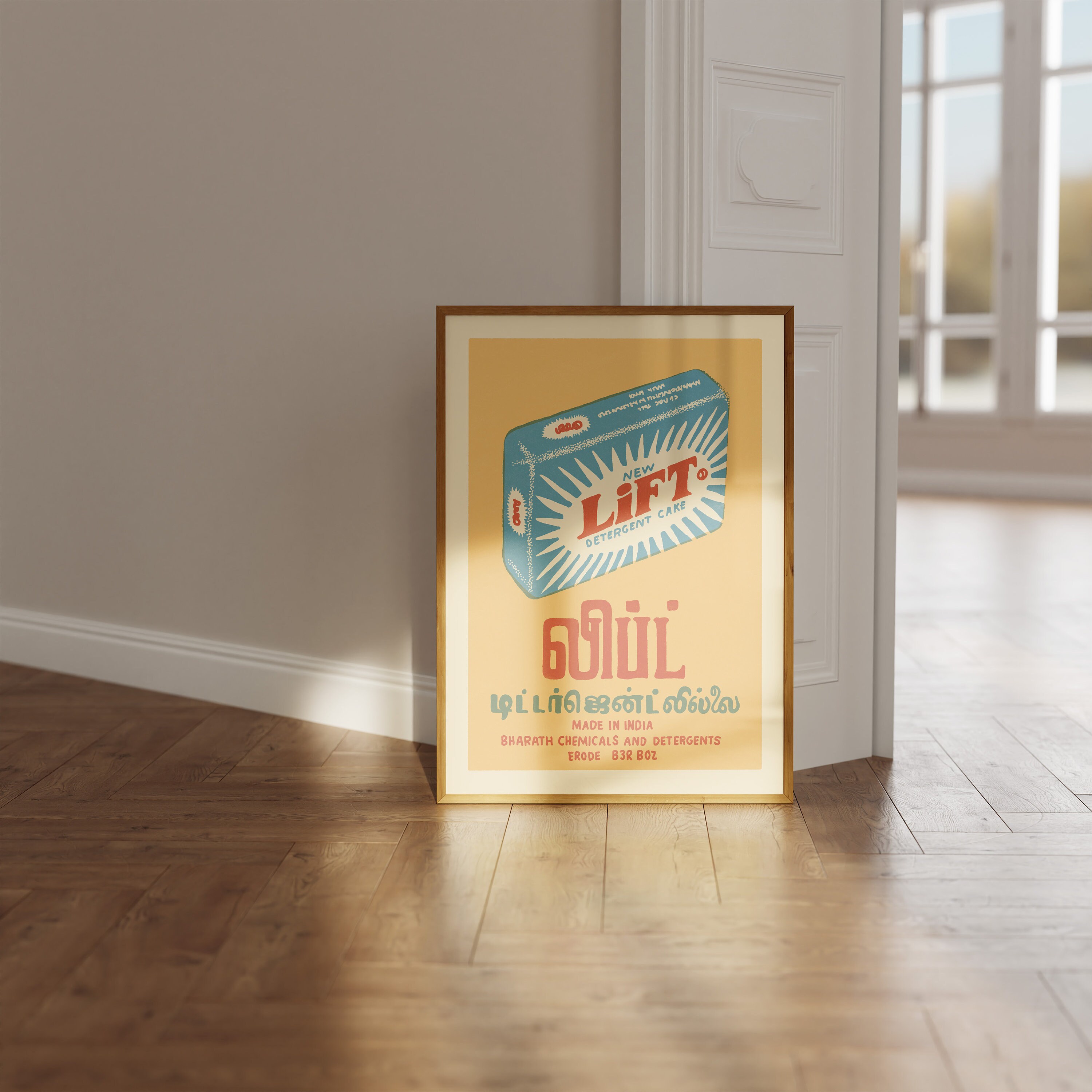 Retro Indian Matchbox Poster Lift Dtr Vintage Matchbox Poster, Colorful ...