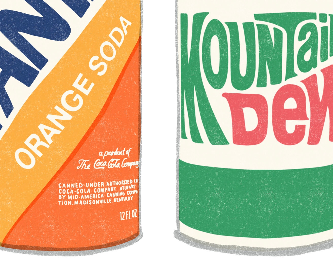 Cans of Vintage Soda Poster food Prints, Vintage Poster, Vintage Art ...