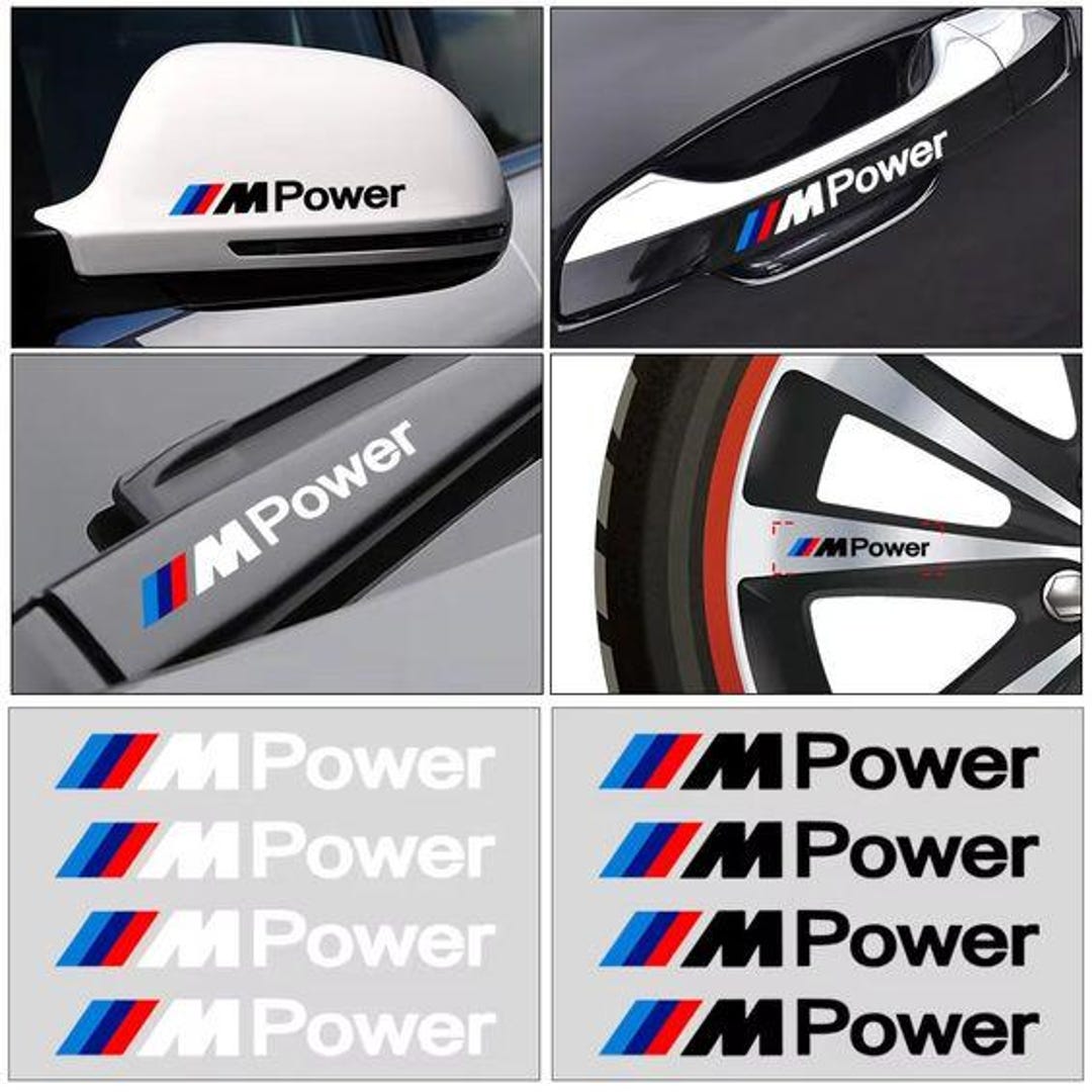 Bmw M Stickers, Sporty Style for Calipers, Wheels, Mirrors, and Door ...