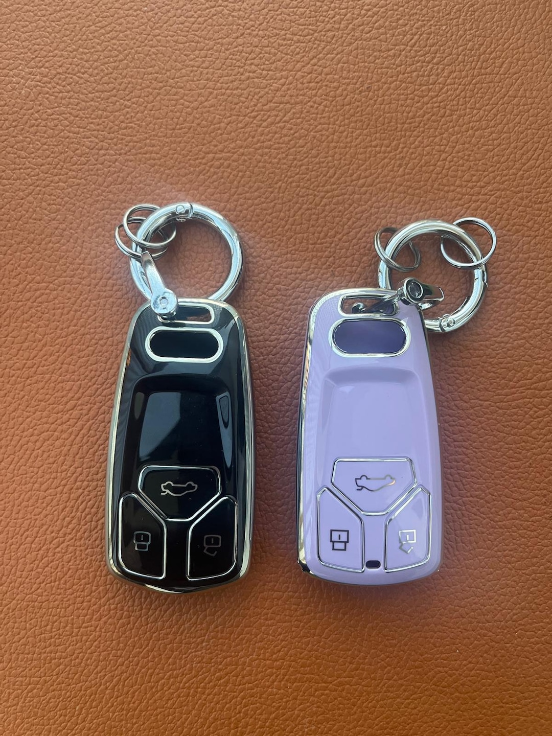 Audi Key Cover Leather A1, A3, 8V, A4, B9, A5, A6, C7, Q3, Q5, Q7, TT ...