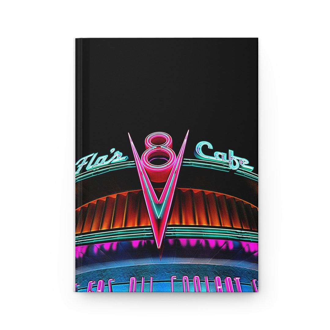 Disney CARS Notebook- Flos V8 Cafe - Etsy