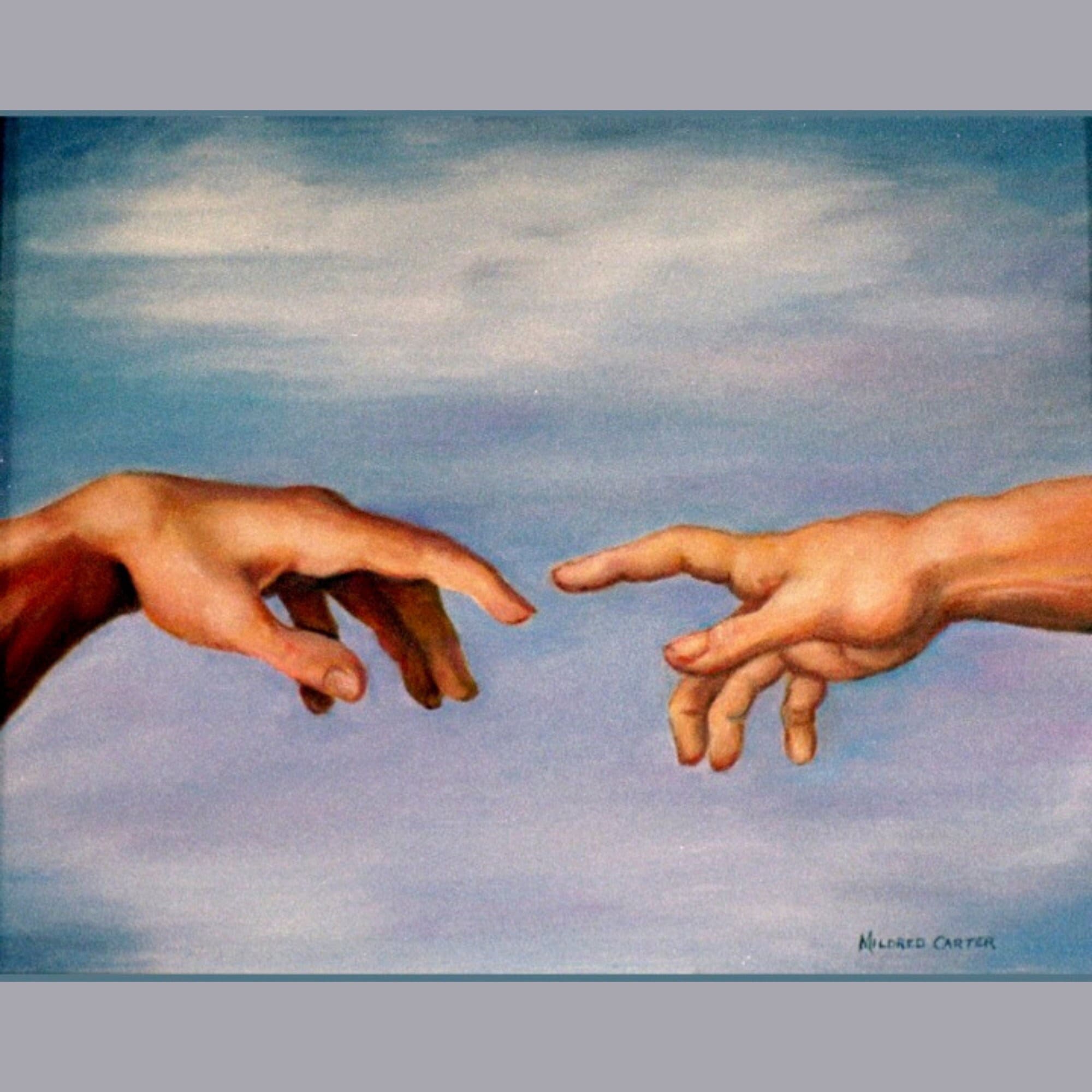 Creation of Adam Hands 8x10 - Etsy
