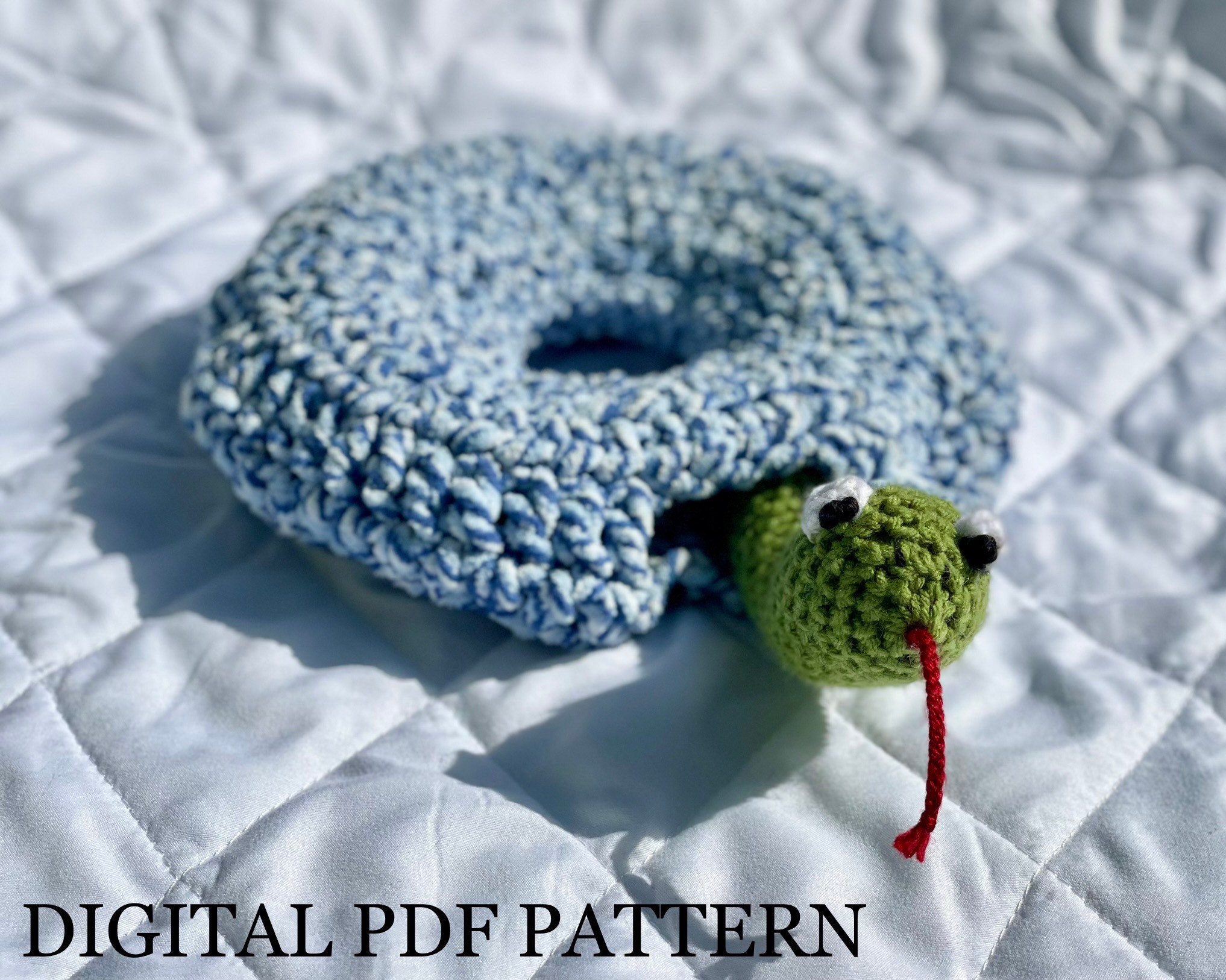 Donut Den Crochet Pattern Medium Snake Hide - Etsy