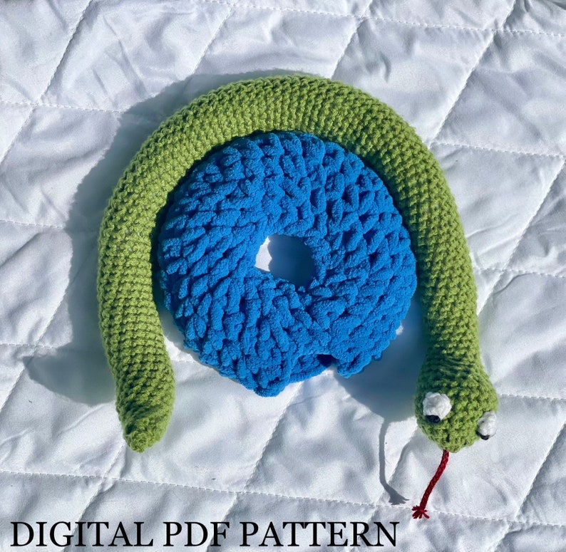 Donut Den Crochet Pattern Small Snake Hide - Etsy