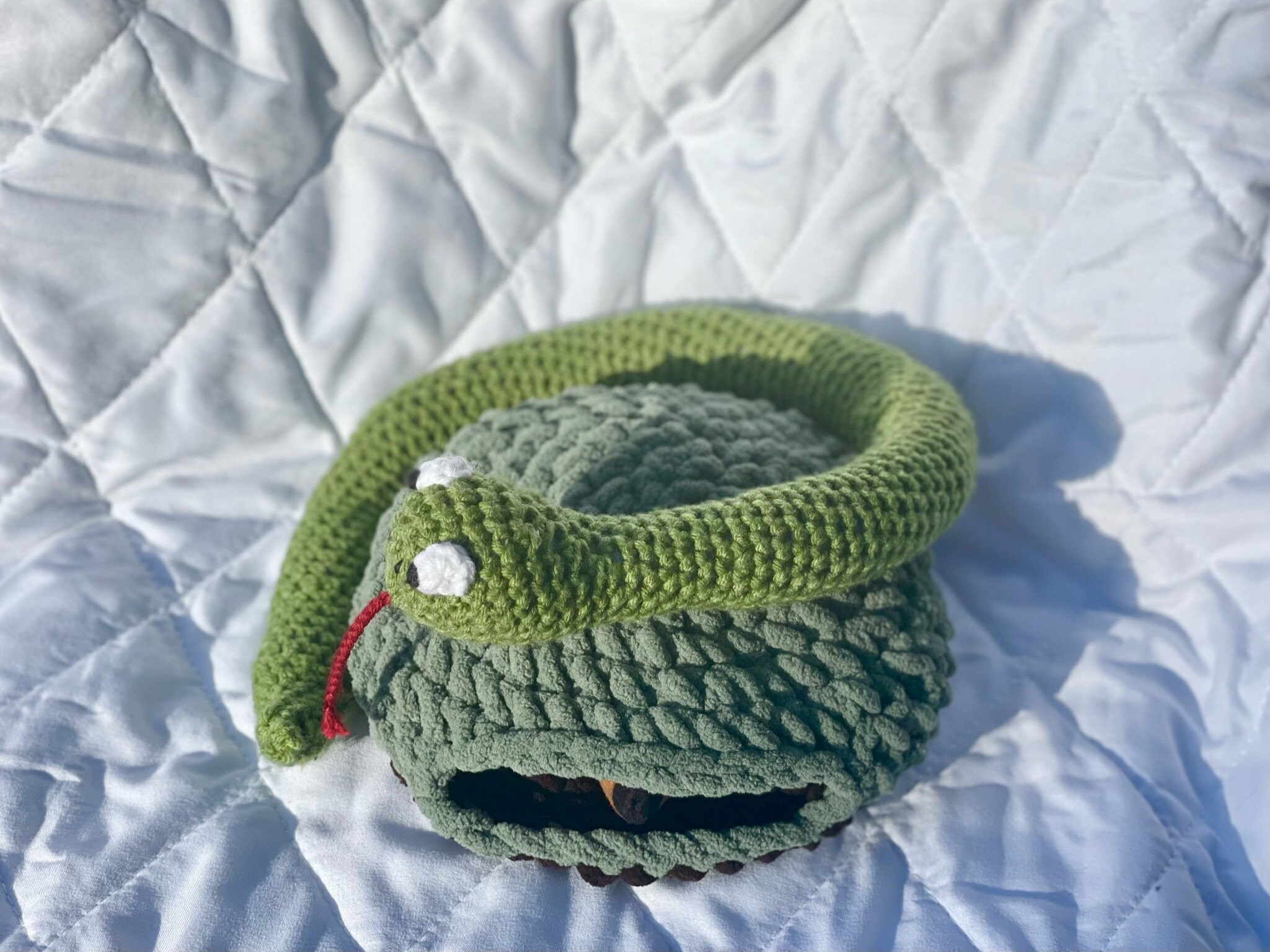 Hidey Hill Crochet Pattern - Small Animal/reptile Hide - Etsy