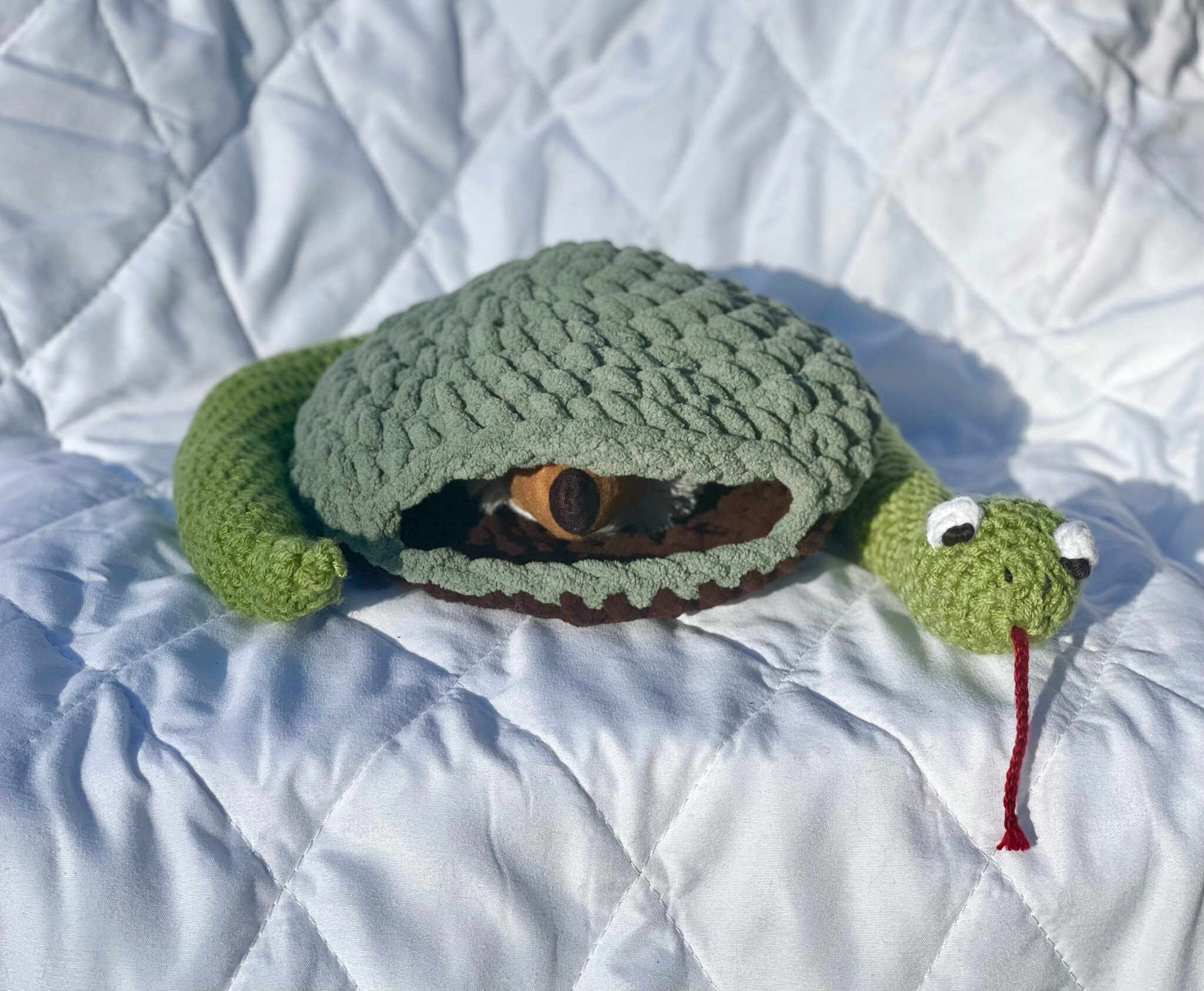 Hidey Hill Crochet Pattern - Small Animal/reptile Hide - Etsy