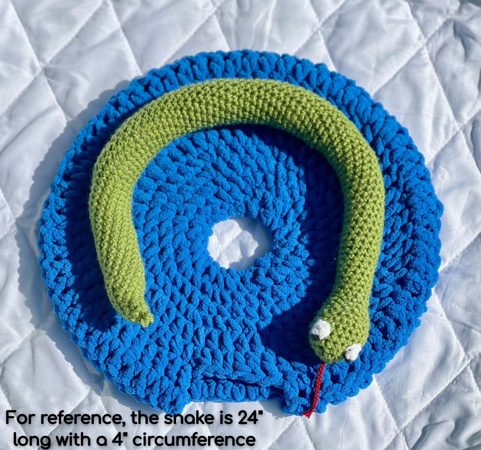 Donut Den Crochet Pattern - Large Snake Hide - Etsy