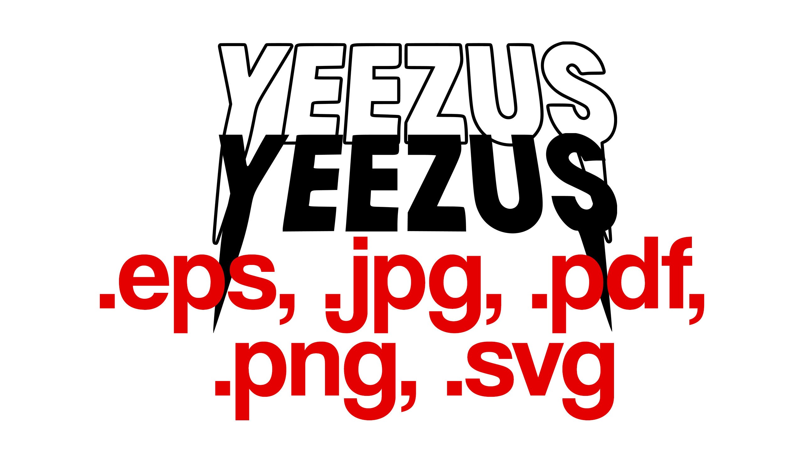 Yeezus Font