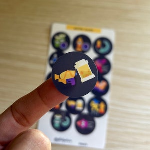 Splat Ability Chunks 2x6 Sticker Sheet Journal Stickers Laptop Stickers ...