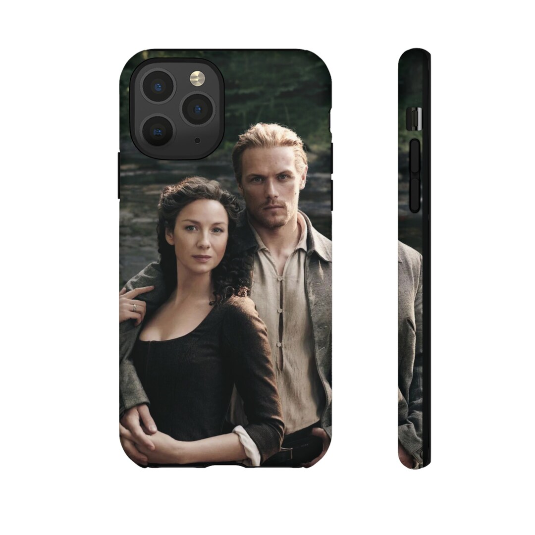 Outlander Jamie and Claire Phone Case,outlander Gifts, Outlander Svg ...