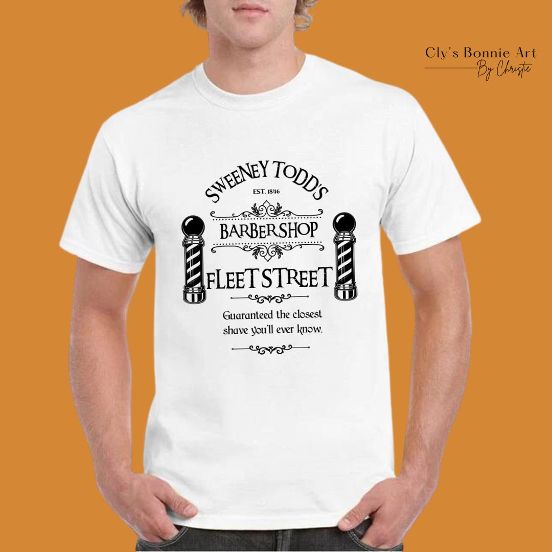 Sweeney Todd Barbershop T-shirt, Demon Barber of Fleet Street - Etsy