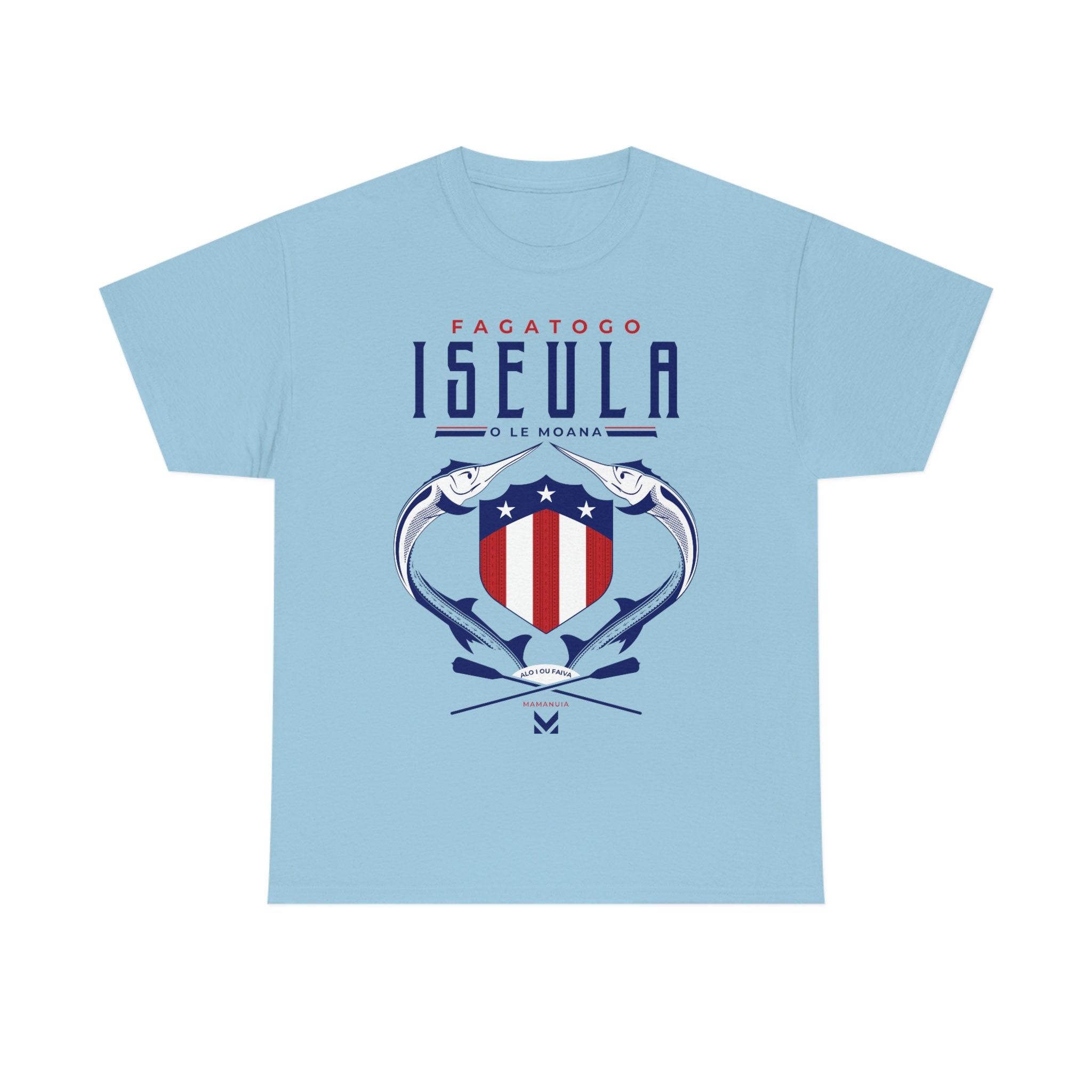 ISEULA O LE MOANA Fagatogo / Baby Blue / Unisex Heavy Cotton Tee - Etsy