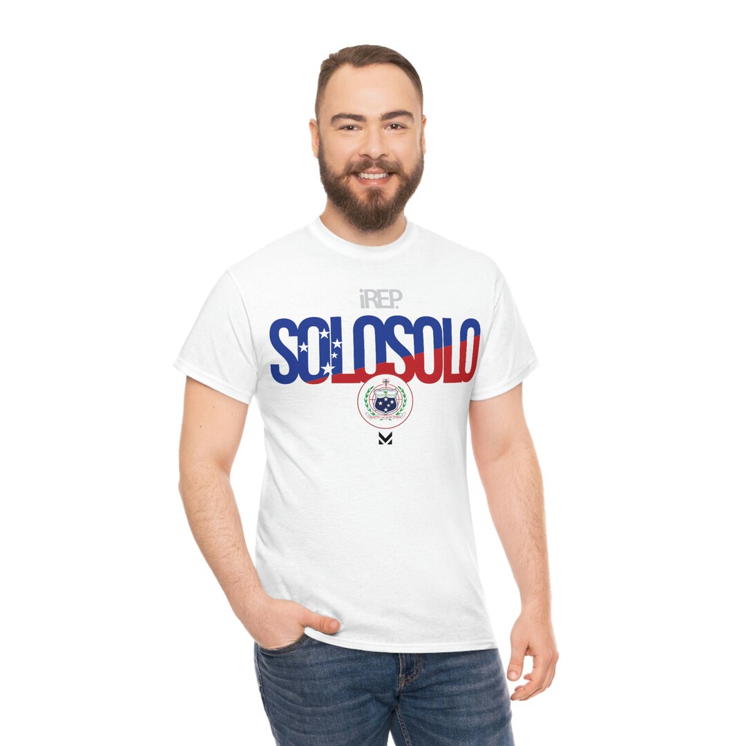 SAMOA I Represent SOLOSOLO / White / Unisex Heavy Cotton Tee - Etsy