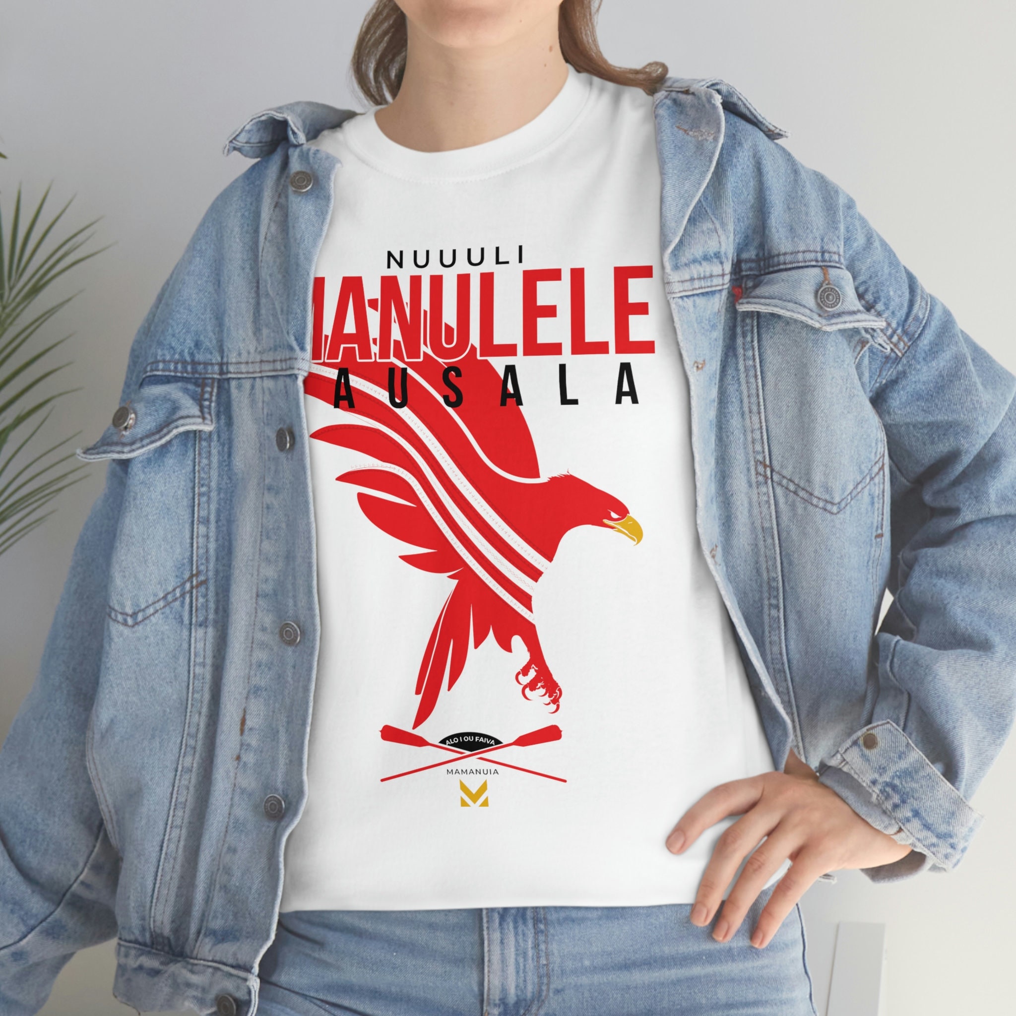 MANULELE TAUSALA Nuuuli / White / Unisex Heavy Cotton Tee - Etsy