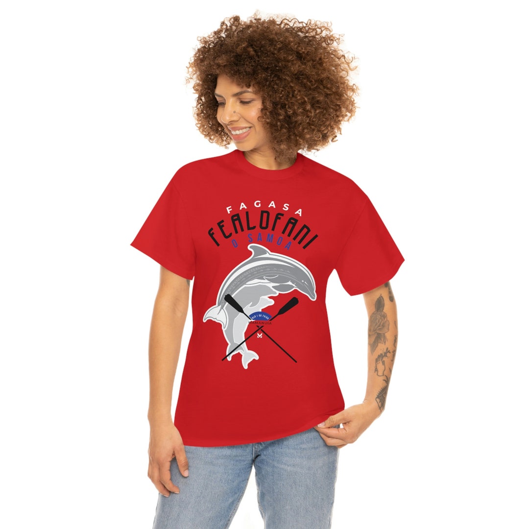 FEALOFANI O SAMOA Fagasa / Red / Unisex Heavy Cotton Tee - Etsy