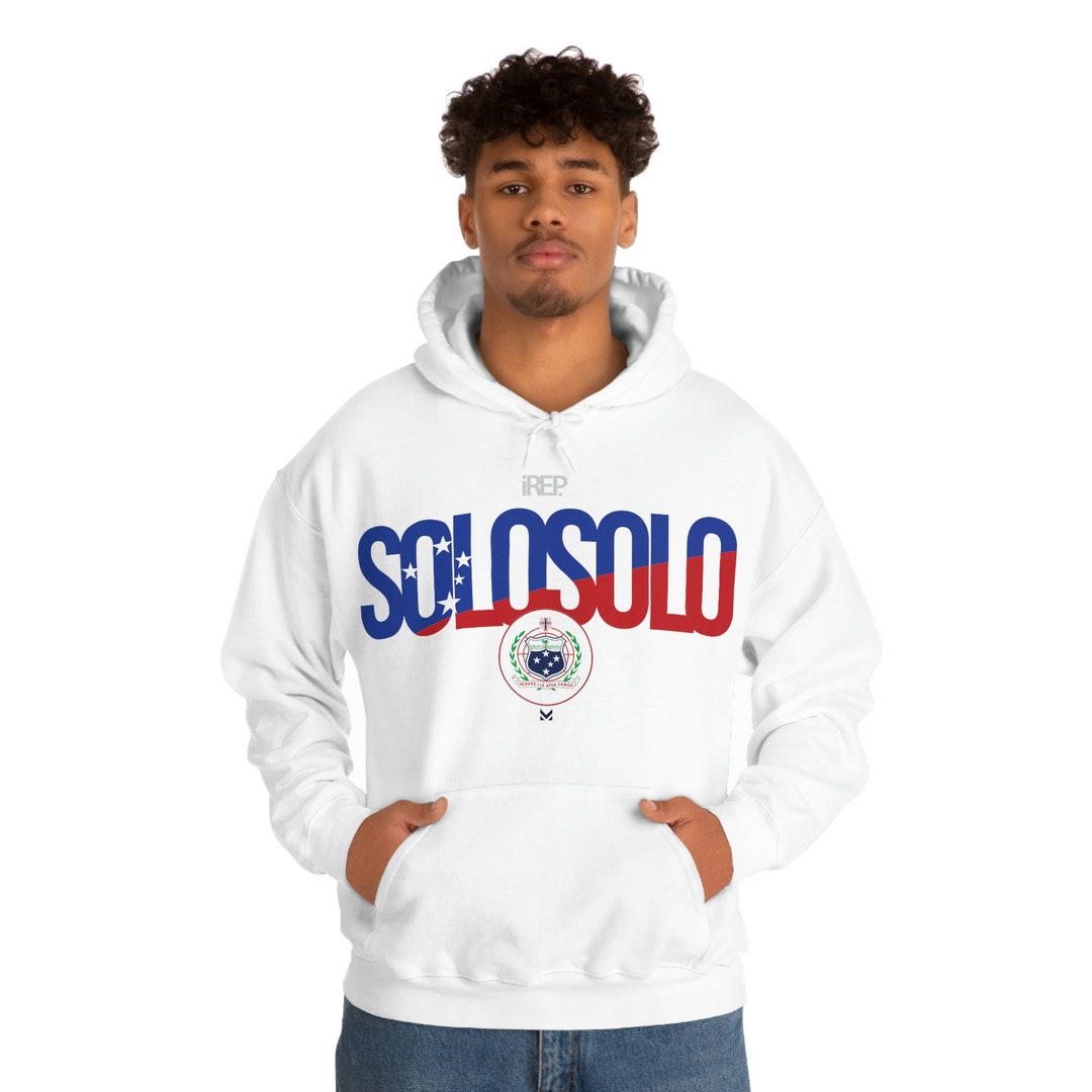 SAMOA I Represent SOLOSOLO / WHITE / Unisex Heavy Blend Hooded ...