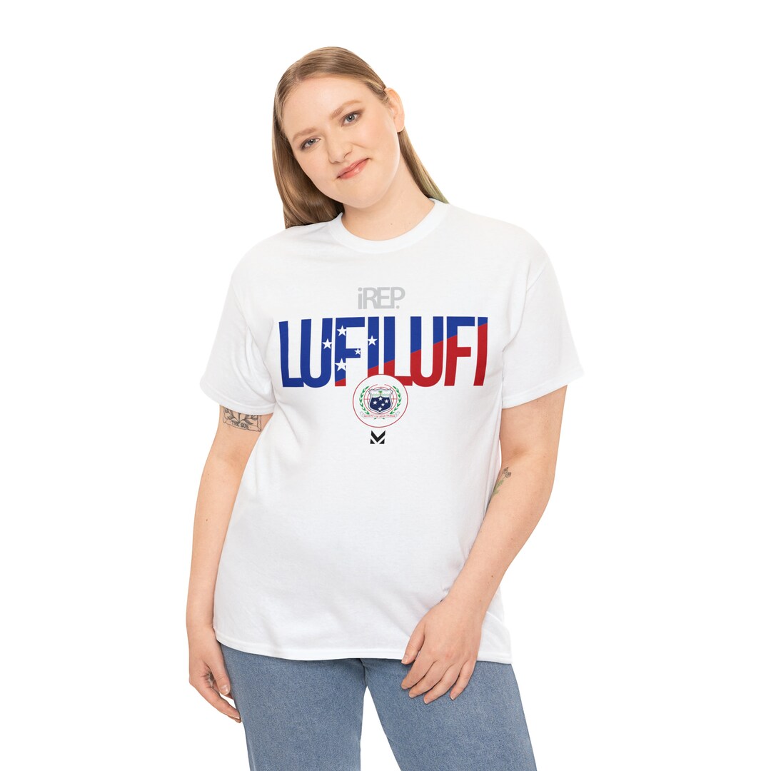 SAMOA I Represent LUFILUFI / White / Unisex Heavy Cotton Tee - Etsy