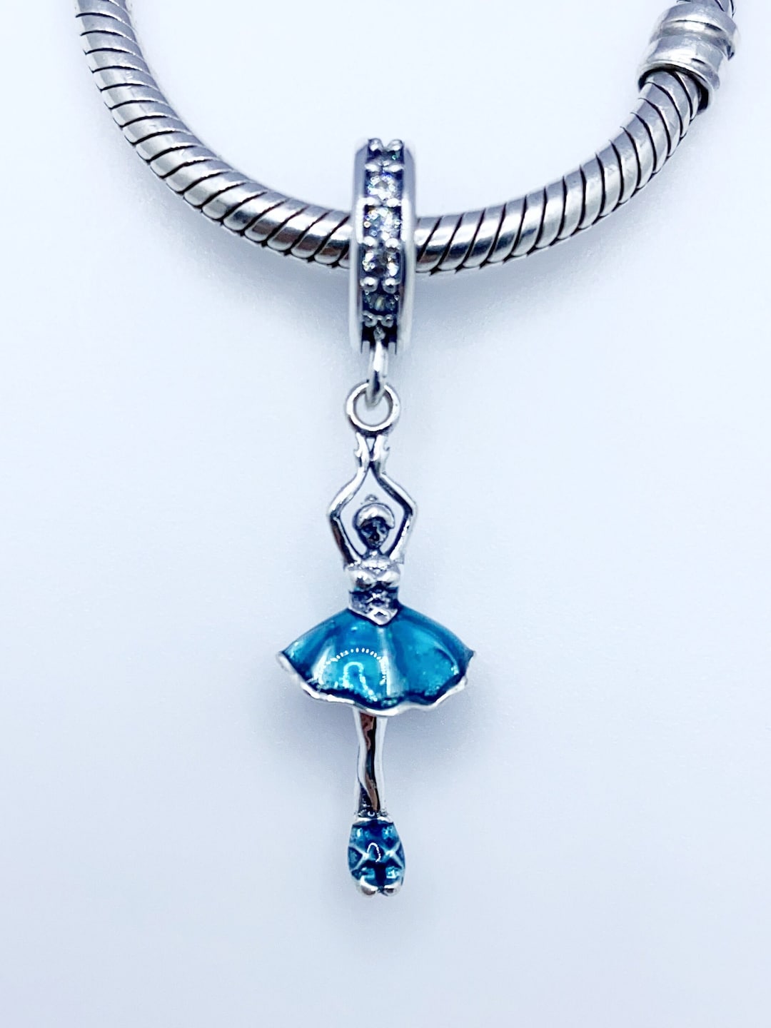 Ballerina Dangle Charm Ballet Dance Compatible With Pandora Bracelets ...