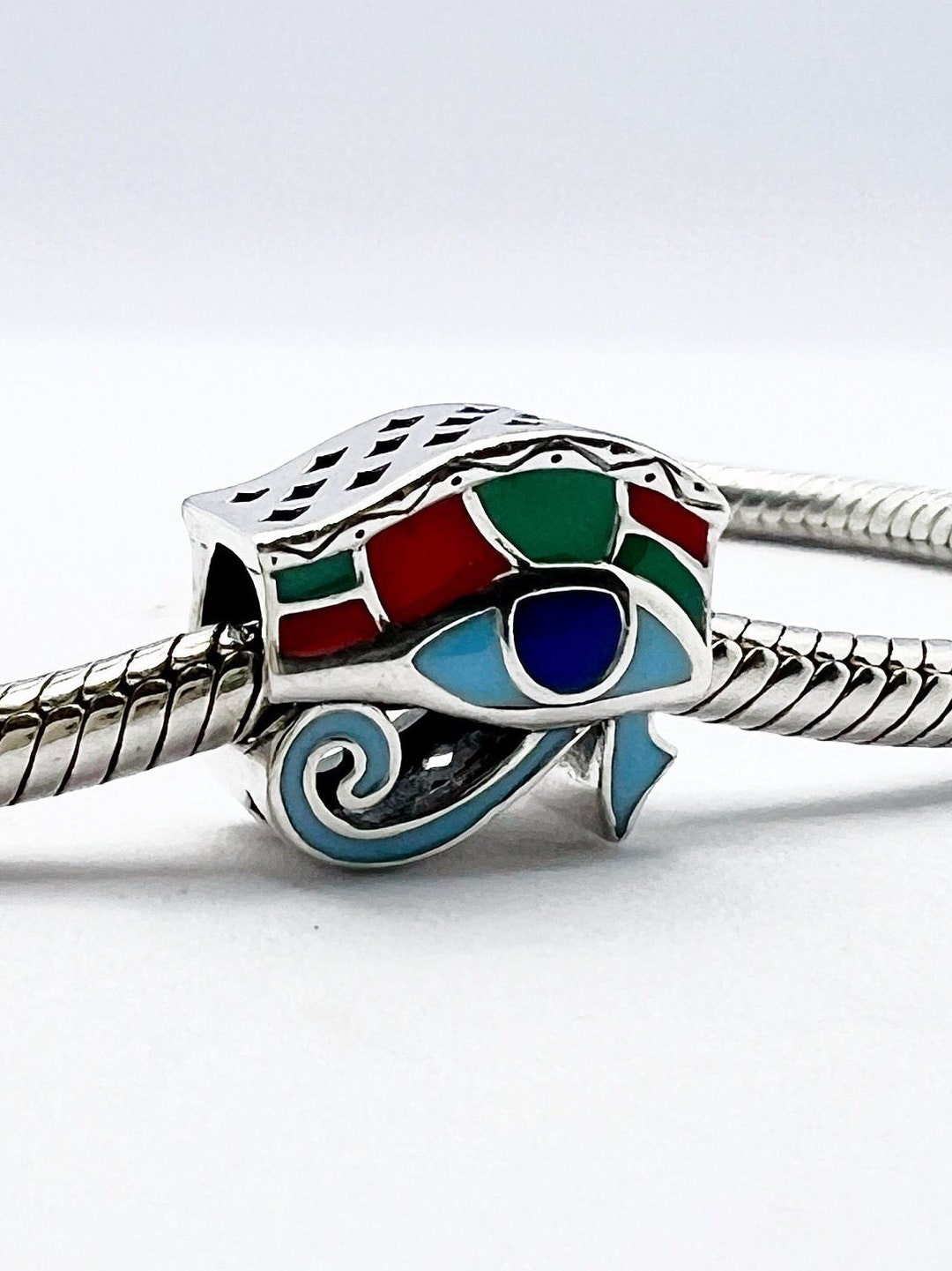 Eye of Horus Charm Bead Egyptian Lucky Hamsa Devils Evil Eye - Etsy