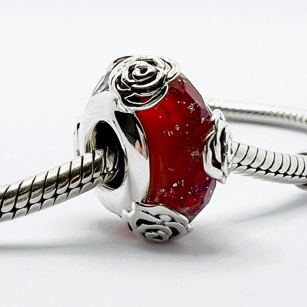 Red Rose Charm - Etsy