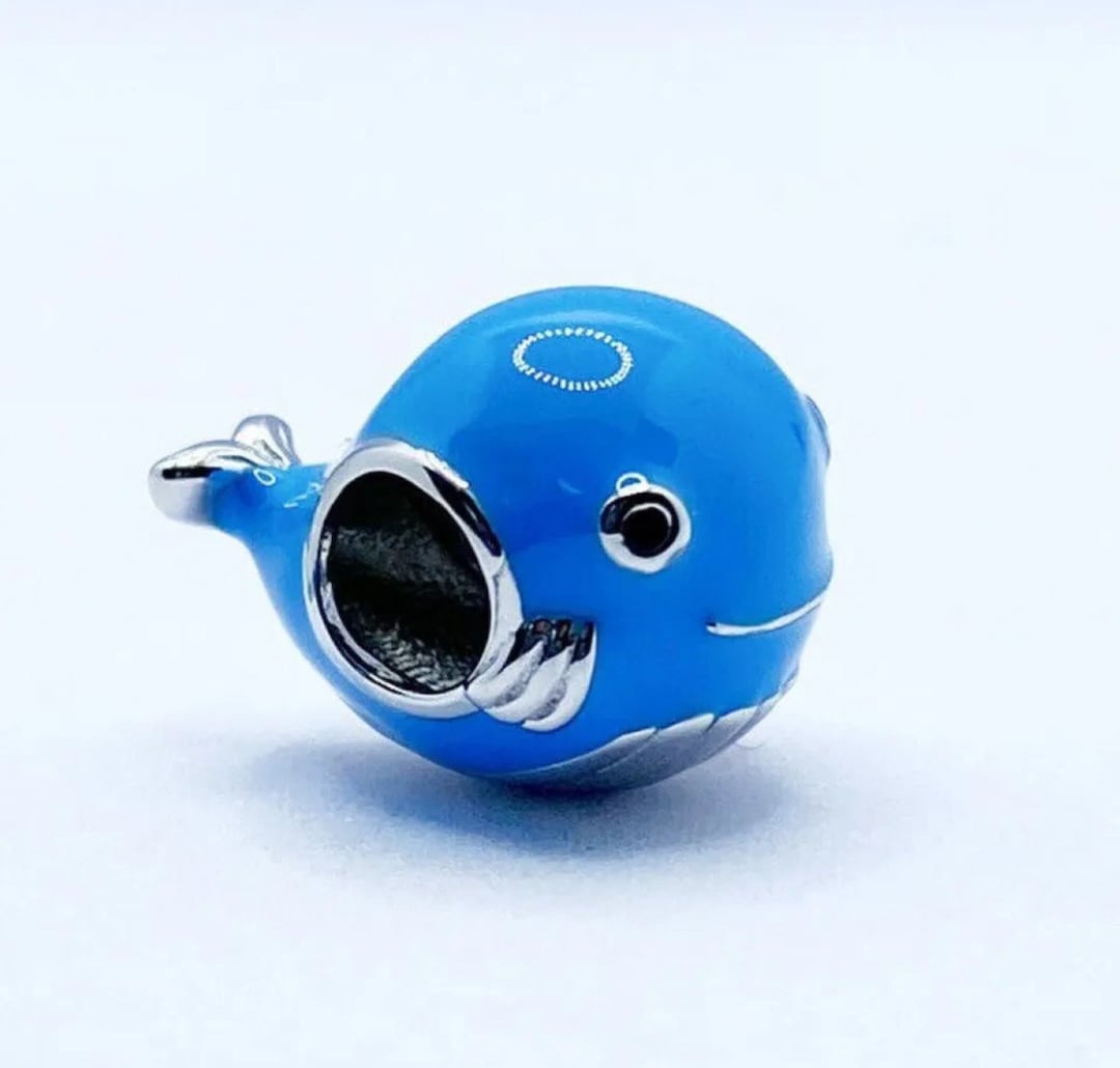 Blue Whale Charm Bead Sea Life Animal Holiday Compatible With Pandora ...