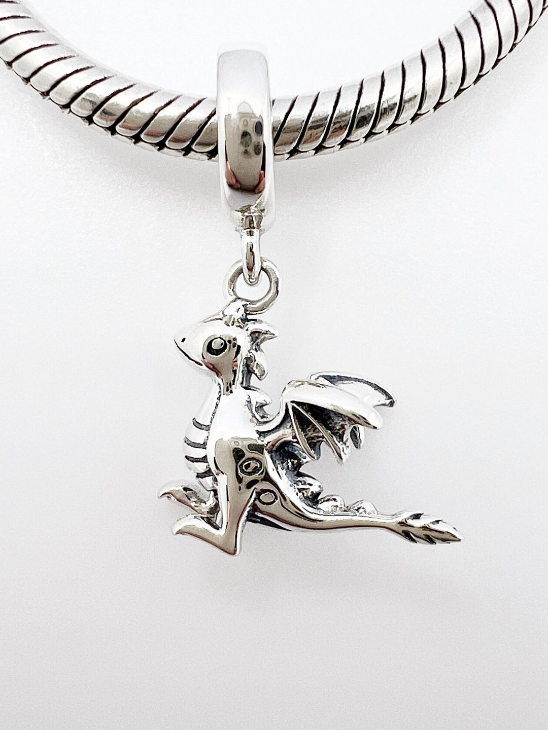 Cute Dragon Dangle Charm Compatible With Pandora Bracelets - Etsy