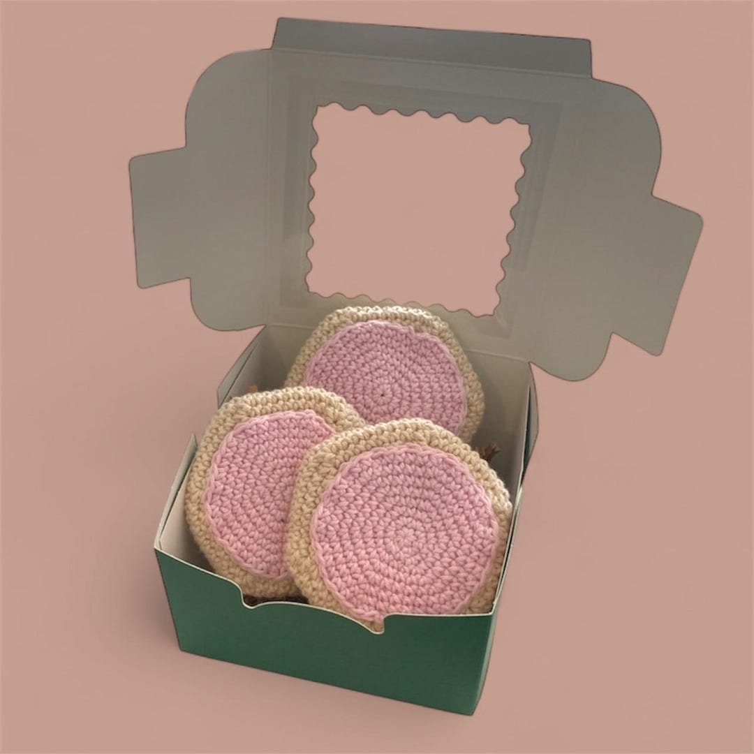 Catnip Infused Crochet Sugar Cookie Cat Toys // 3 Pack of Sugar Cookies ...