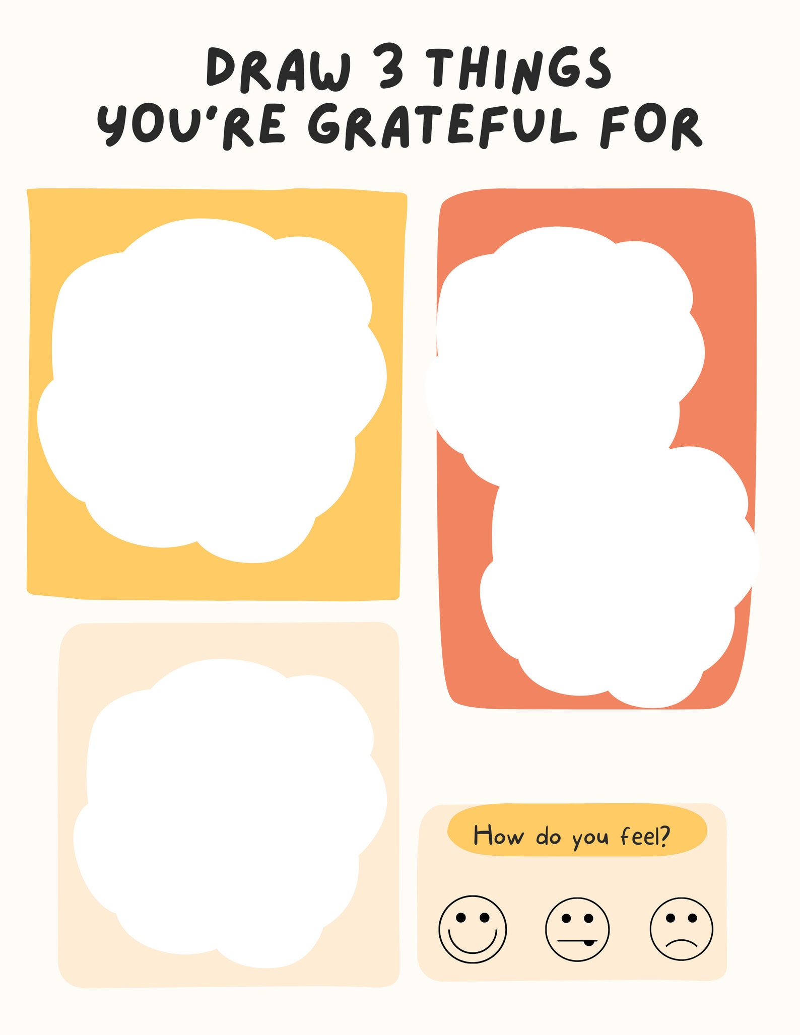 Gratitude Journal Printable BUNDLE for Kids! Gratitude Template ...