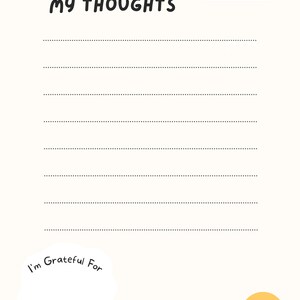 Gratitude Journal Printable BUNDLE for Kids! Gratitude Template ...