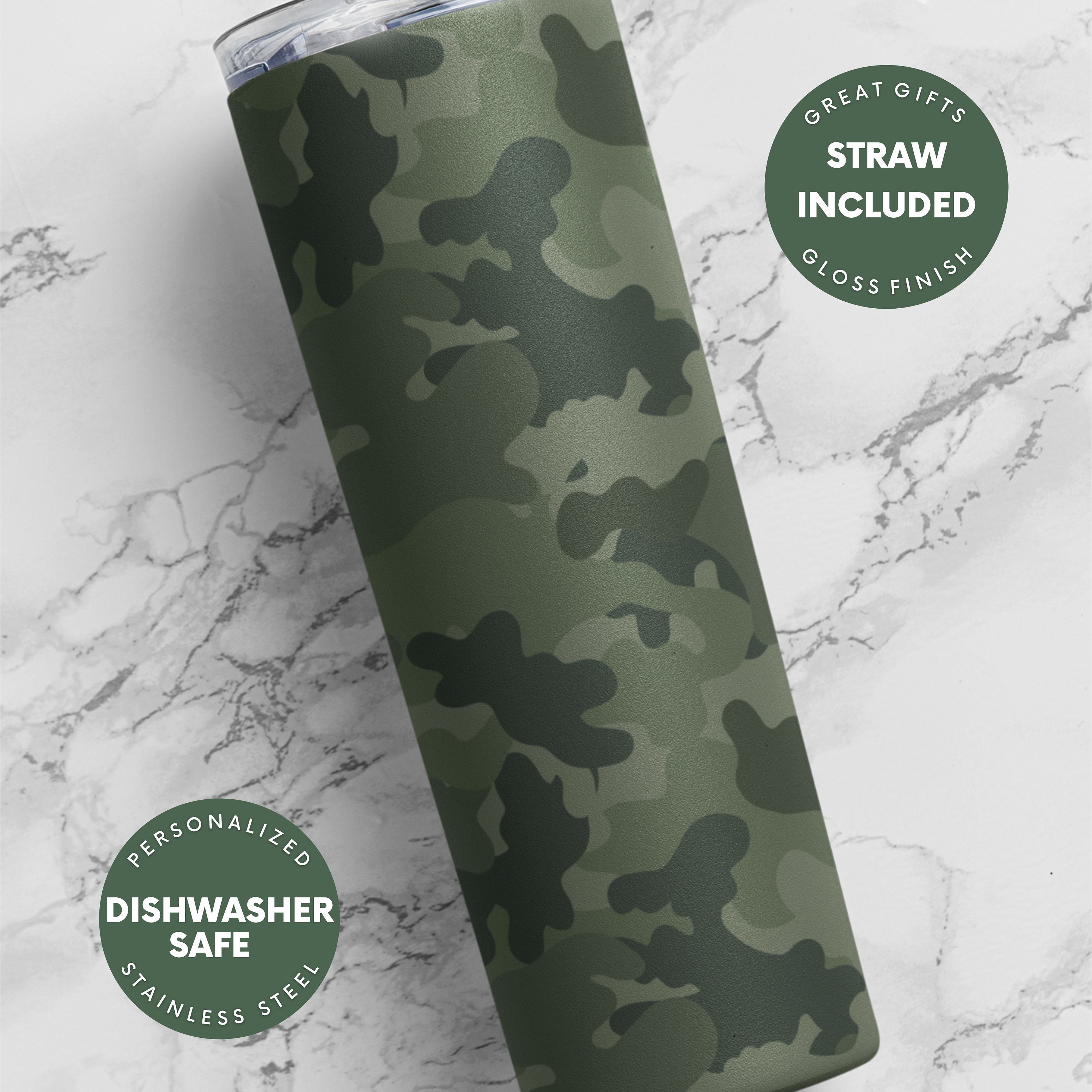 Custom Camo Tumbler, Custom Camouflage Tumbler, Camo Tumbler Travel Mug ...