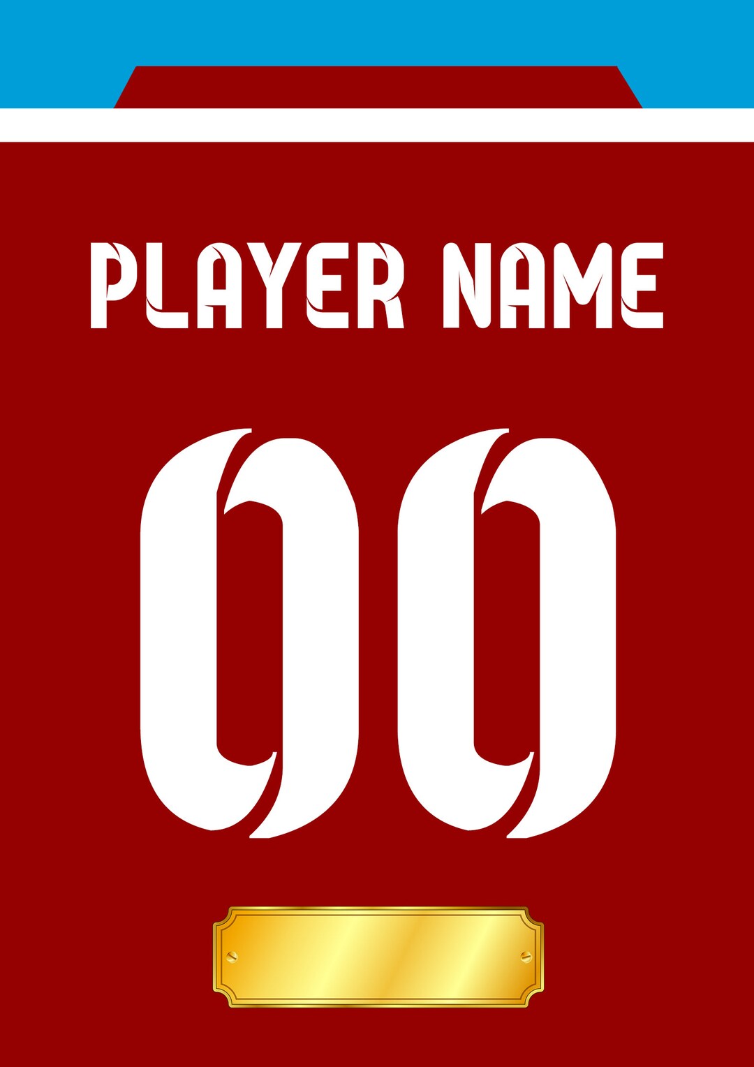 Custom Football Shirt Poster Print - Etsy