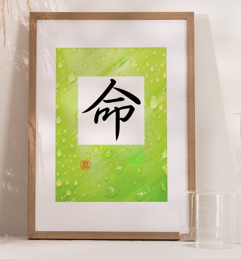 Japanese Kanji Wall Art PRINTABLE INSTANT DOWNLOAD Art Print - Etsy