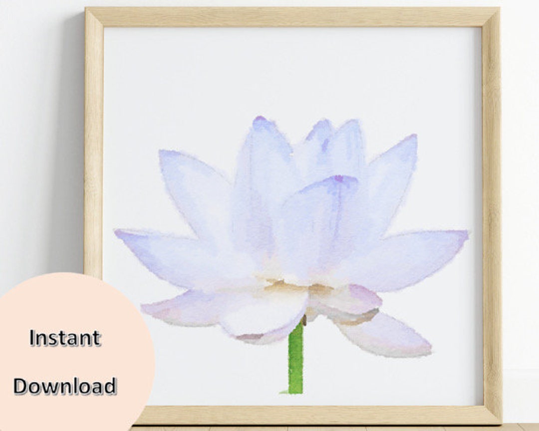 Japanese Floral Watercolor PRINTABLE Wall Art INSTANT DOWNLOAD Art ...