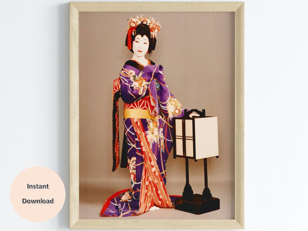 Japanese Maiko Dancer Geisha Apprentice Photograph Digital Download ...