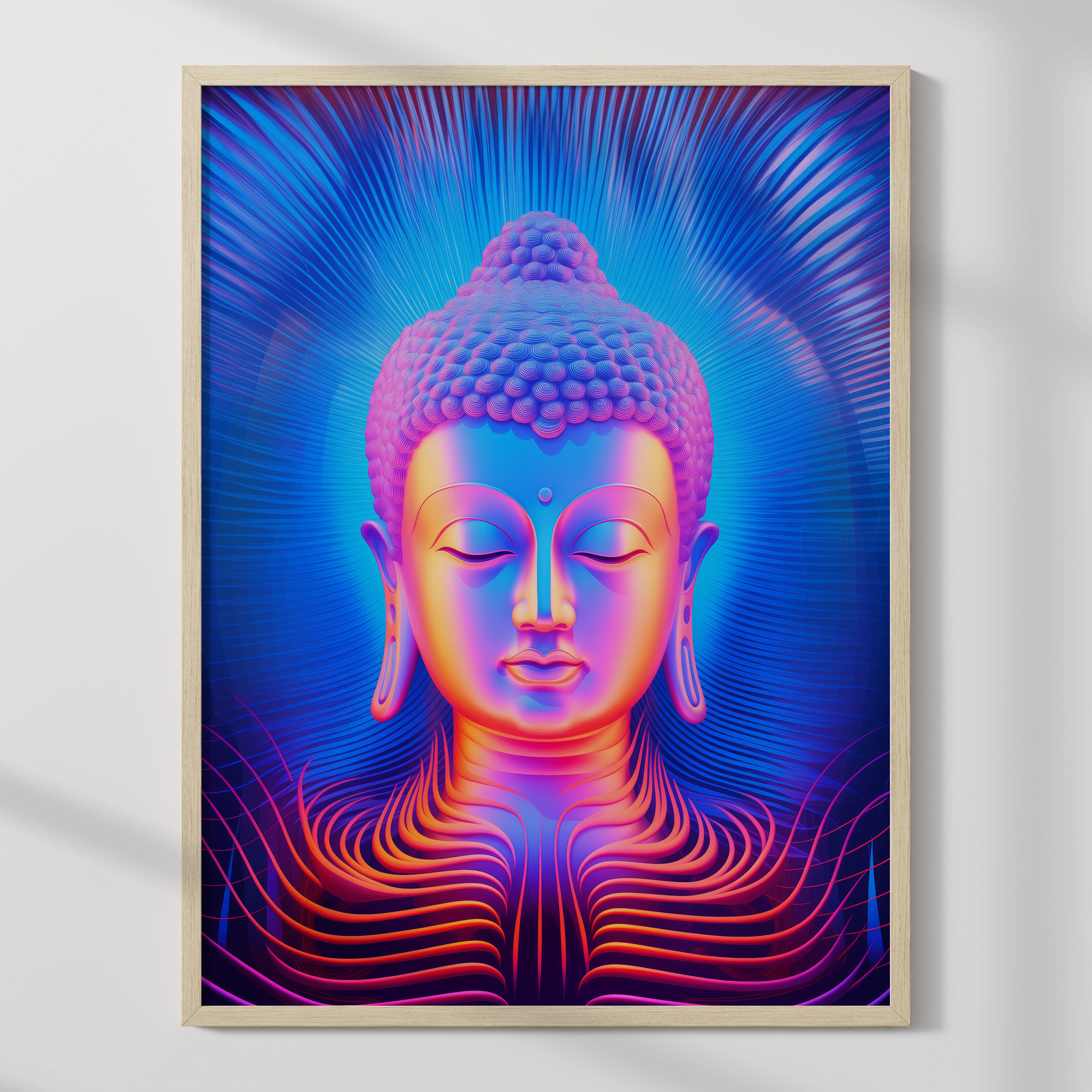 Buddha Wall Art, Buddha Print, Wall Decor Over the Bed, Watercolor ...