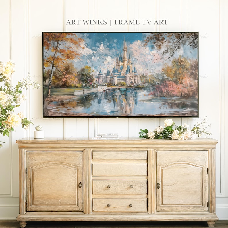 Theme Park Frame TV Art Set of 20 Prints | Digital Download Collection ...