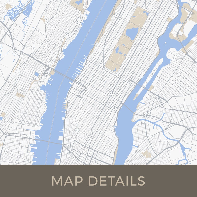 Custom City Map, Customized Map Wall Art, Custom Map Poster, Customized ...