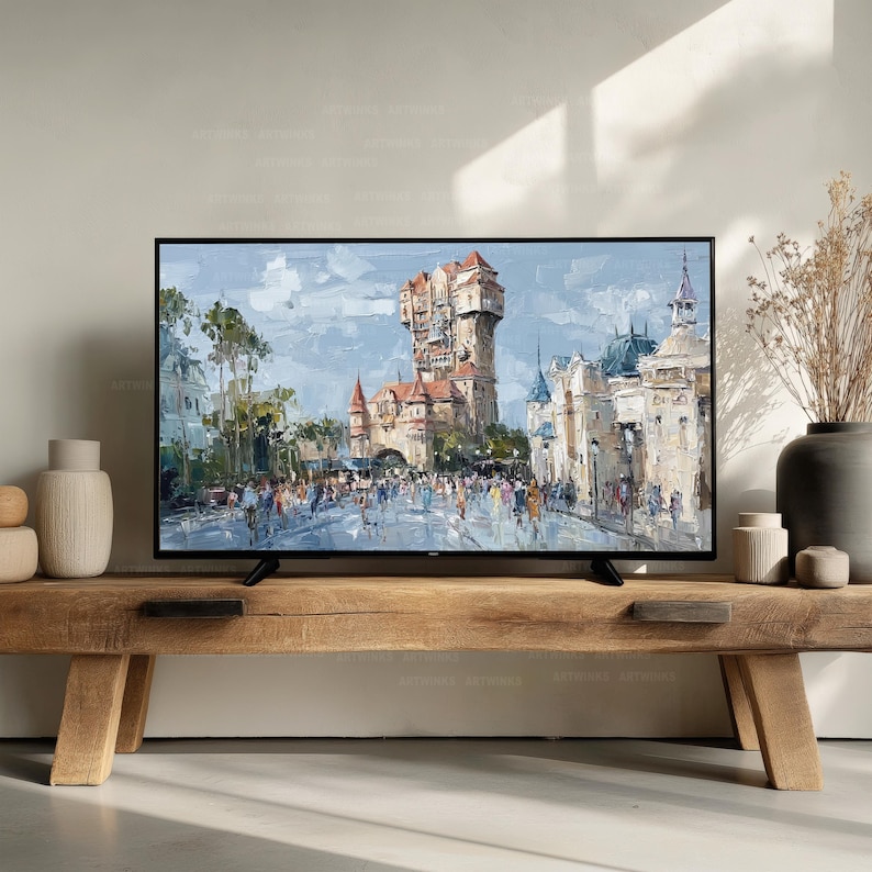 Theme Park Frame TV Art Set of 20 Prints | Digital Download Collection ...