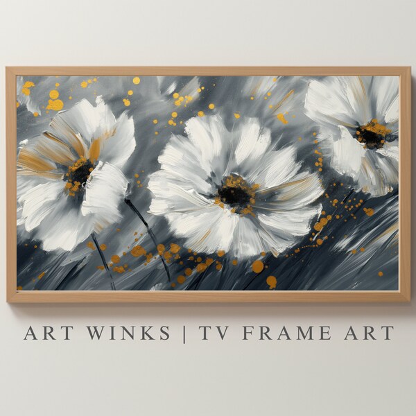 Abstract Flower Oil Painting - Etsy